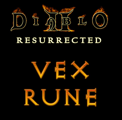 Buy Diablo 2 Resurrected VEX Rune – Cheap Rune for D2
